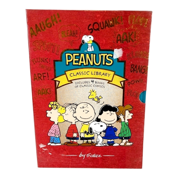 Other | Classic Library Peanuts Four 4 Book Slipcase 195 1967 By Schulz ...